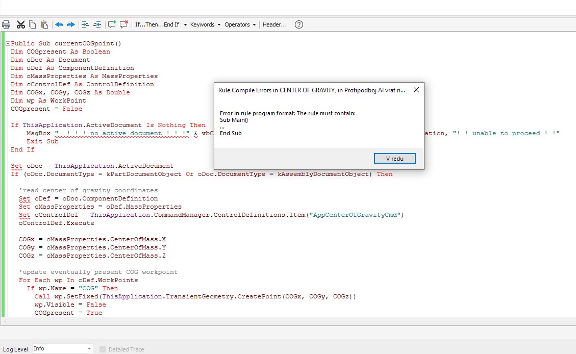 Project center of gravity to sketch point - Autodesk Community