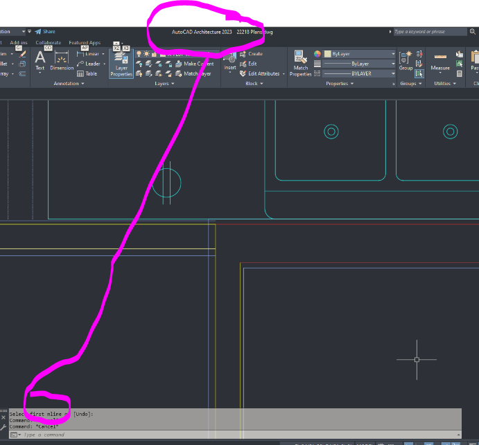 Autocad 2023 Editing Mlines Autodesk Community