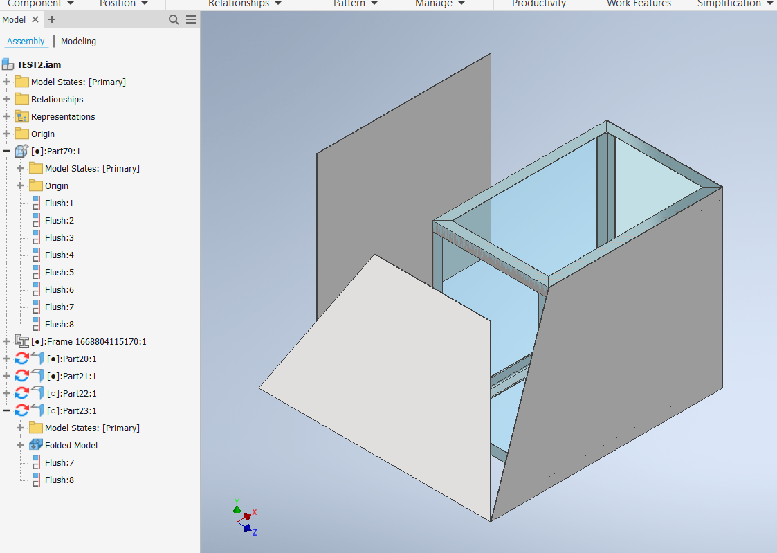 Solved: Trying to create a resizable assembly using adaptive parts and projected geometry ...