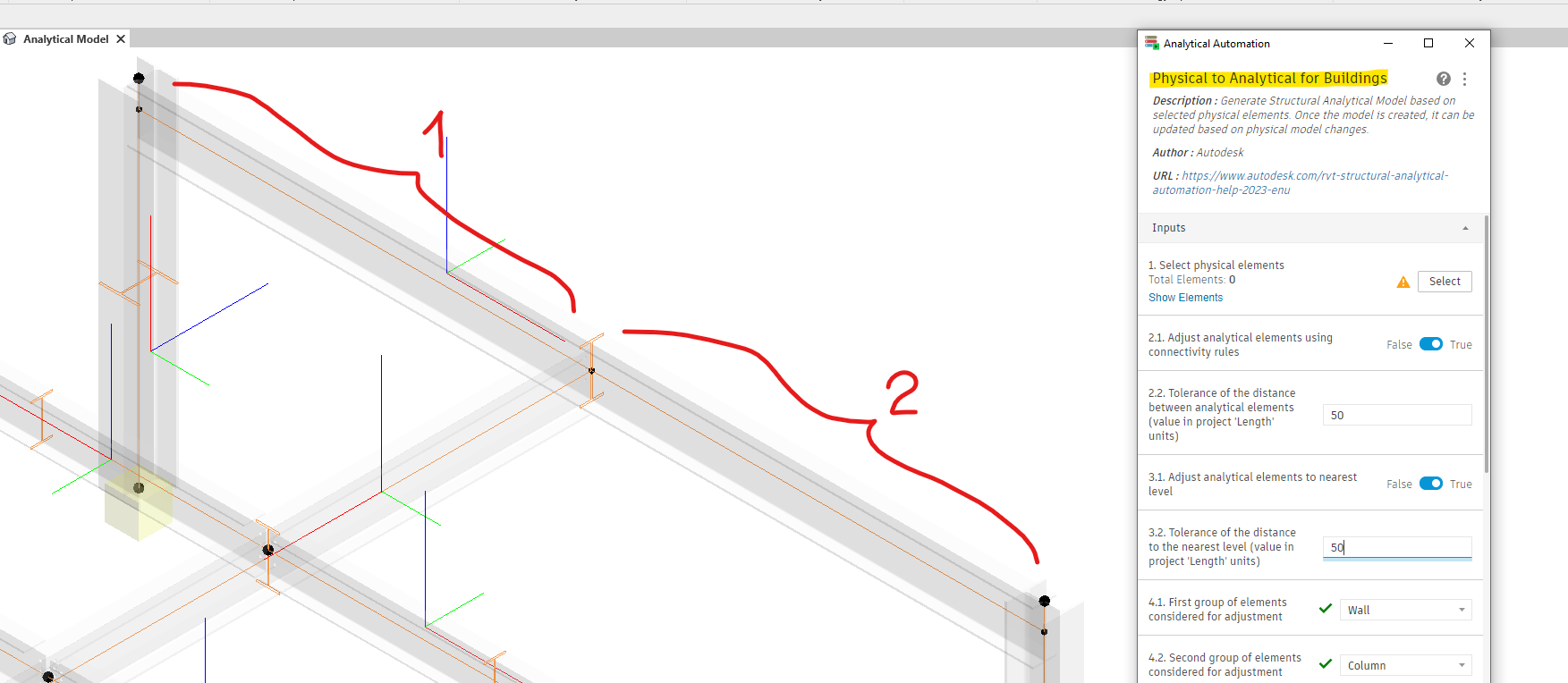 Create analytical nodes at intersection points of analytical members - Autodesk Community