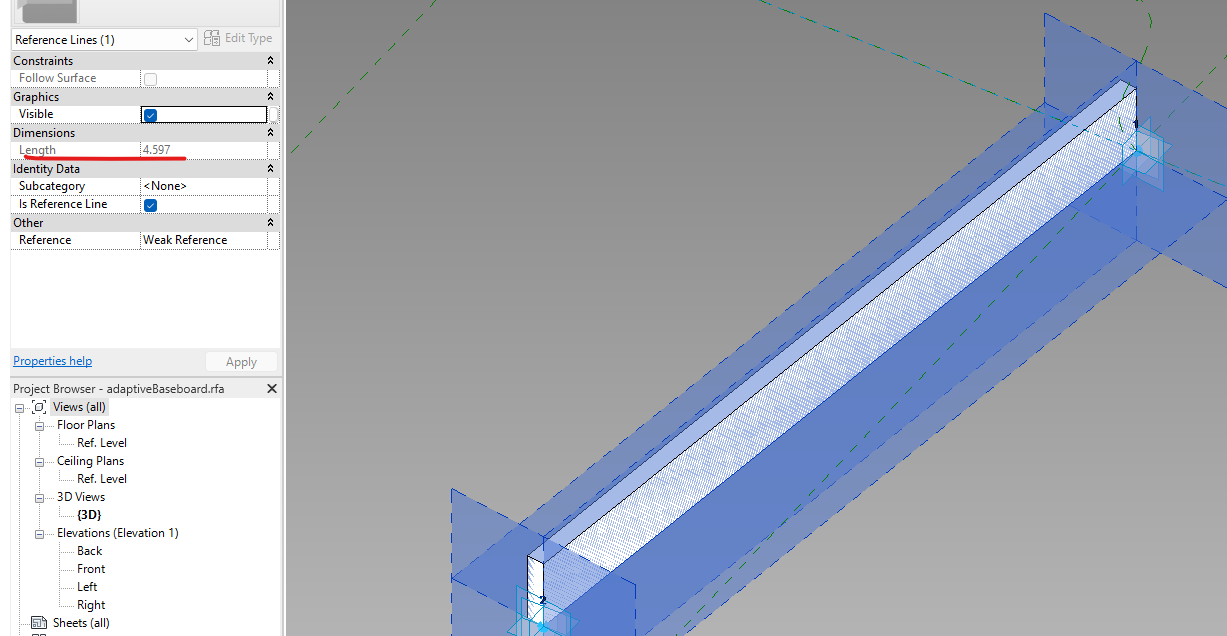 Solved: Adaptive Family - Length parameter - Autodesk Community