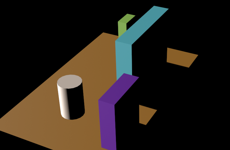 shadow on one side of objects - Autodesk Community