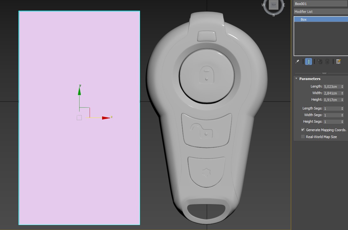 Scaling a model in centimeters to fit in meter causing a strange defformation in model ...