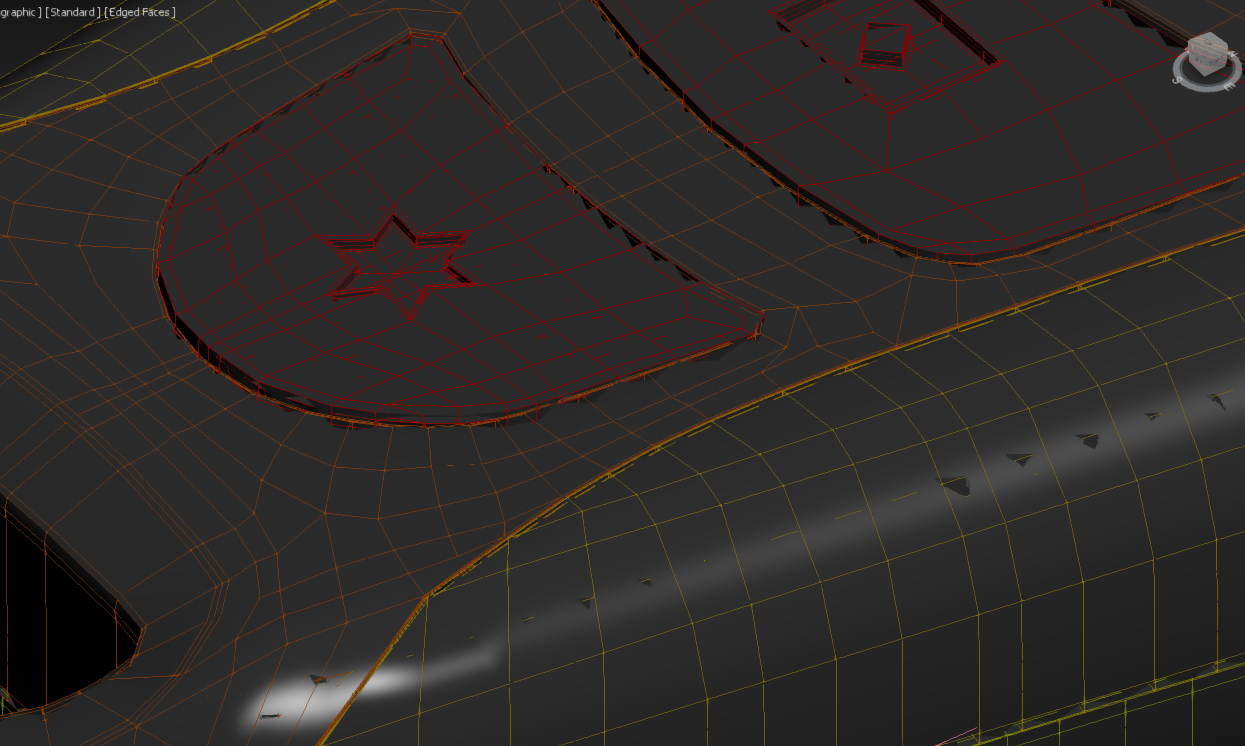 Scaling a model in centimeters to fit in meter causing a strange defformation in model ...