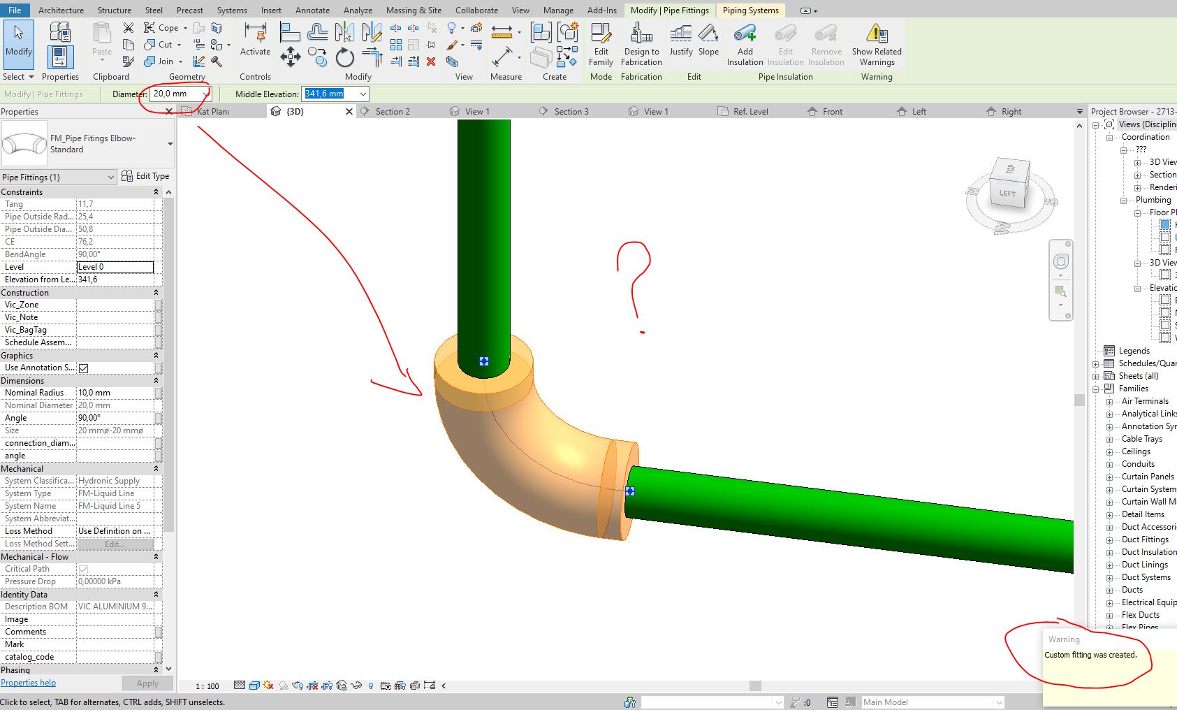Solved: pipe "elbow fitting" problem - Autodesk Community