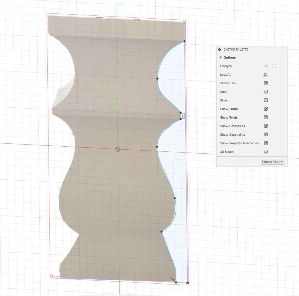 Solved: Create 4 sided profile for table pedestal - Autodesk Community