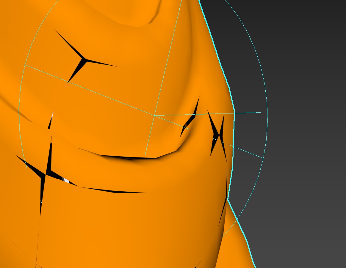Solved: relax / soften or push / pull causes breaks in object - Autodesk Community