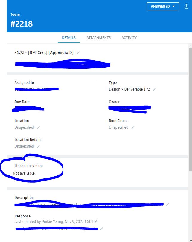 Issues created in BIM 360 - Linked Document not available - Autodesk ...
