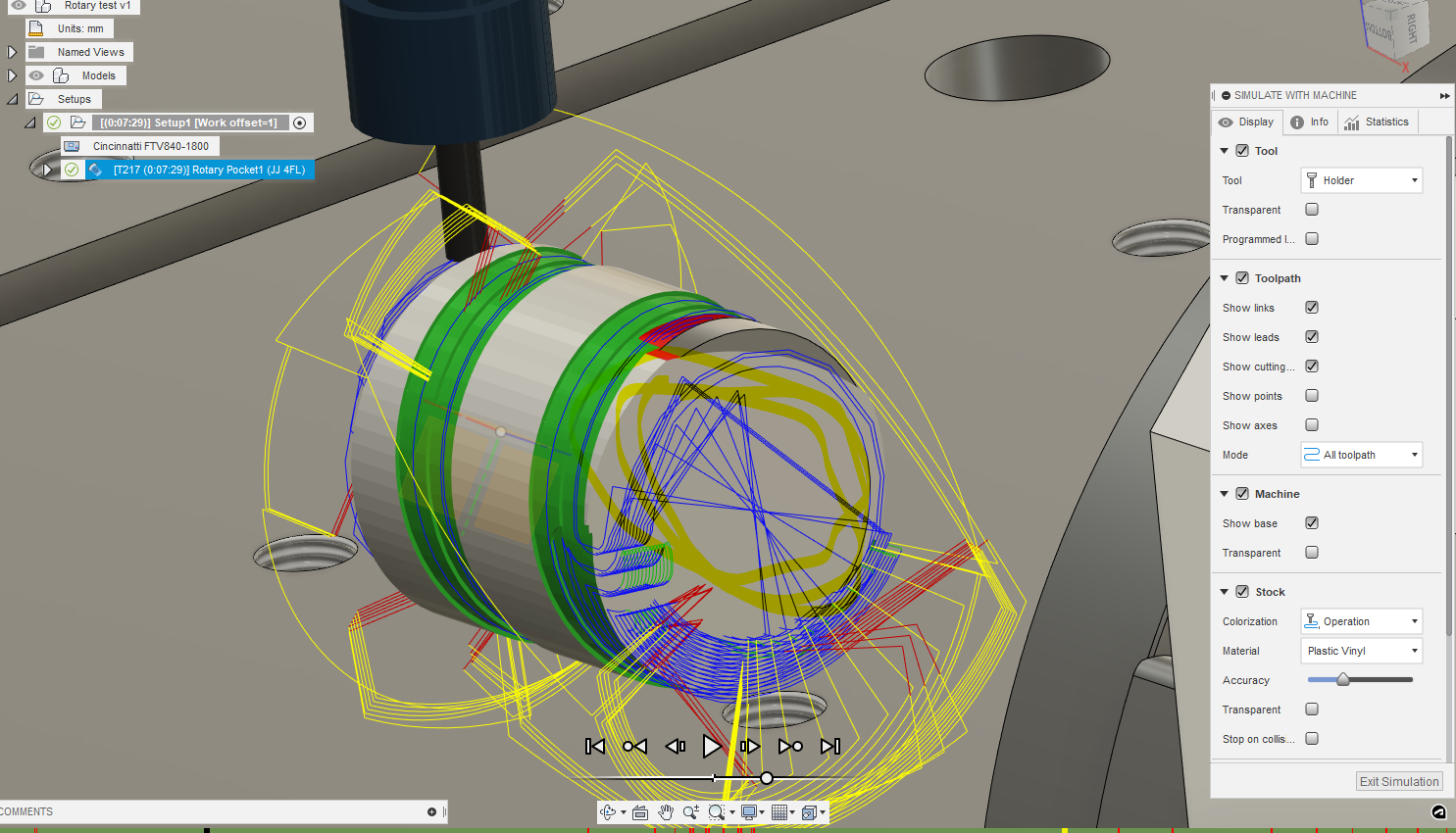 Machine simulation not simulating toolpaths correctly since update. - Autodesk Community