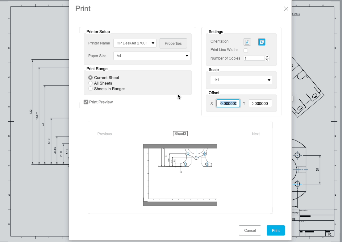 Solved: Is it possible to simply "Print" a design to scale? - Autodesk ...