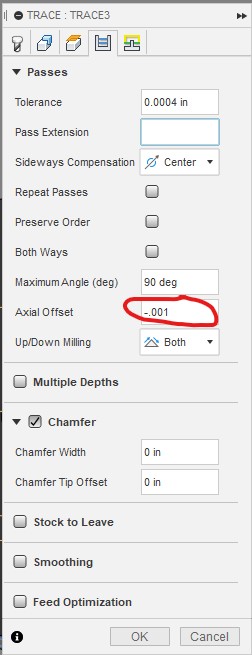 Solved: 2 sided plywood milling. chamfer error "empty tool path" - Autodesk Community