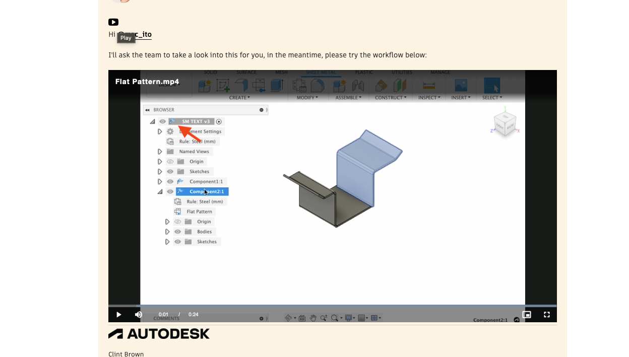 Solved: Flat pattern in drawing, not working from an assembly - Autodesk Community