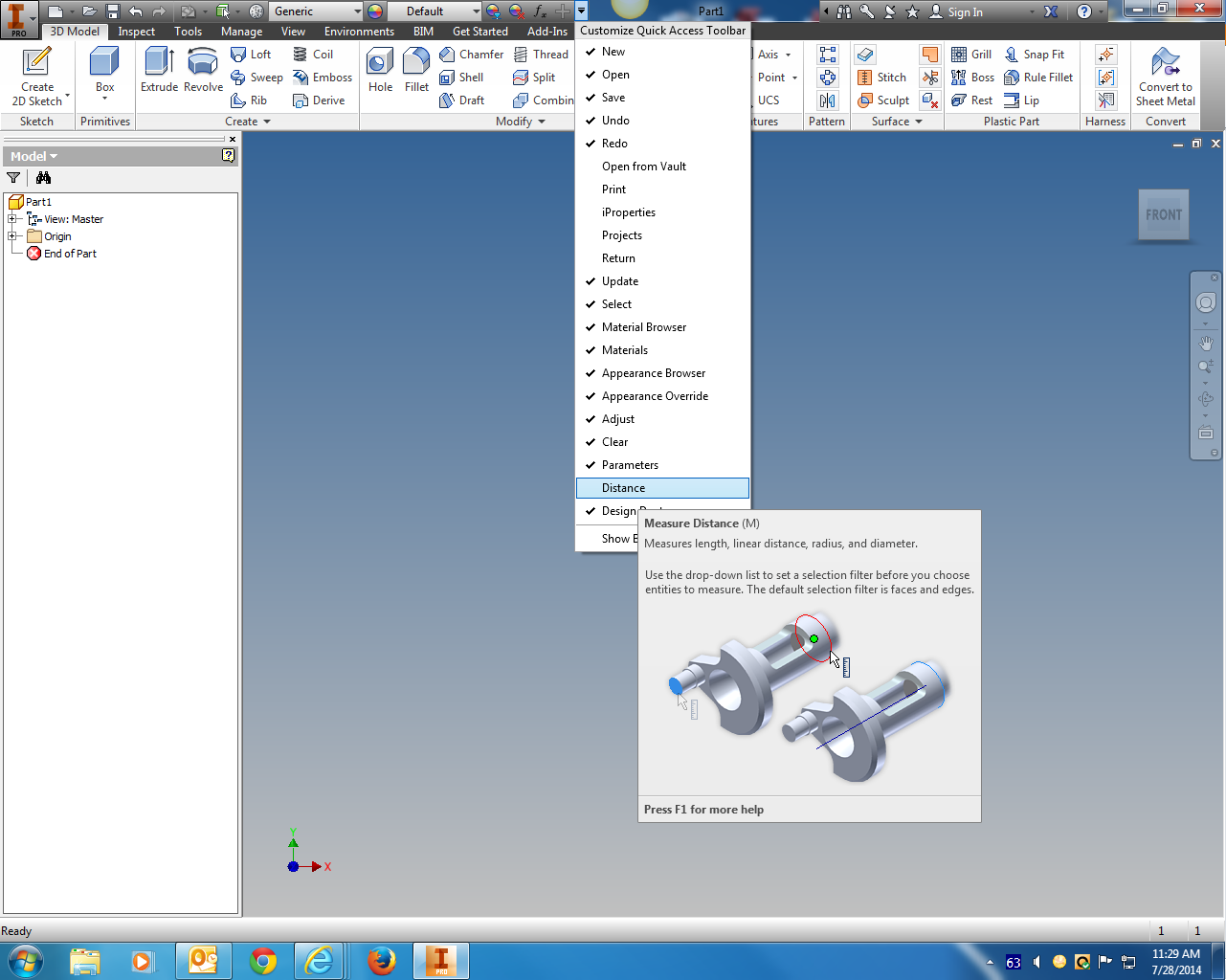 Solved: Can't add Measure command to Quick Access Tool Bar - Autodesk Community