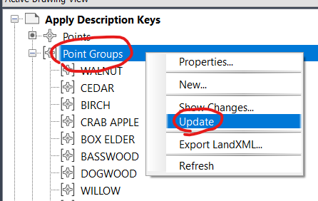 Solved: apply description Keys to points - Autodesk Community