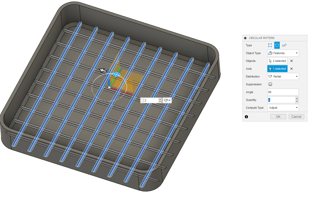 Solved: Support pattern for flat surface , efficiency question ...
