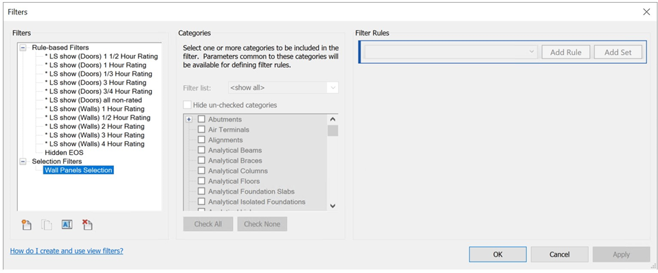 Revit Hints and Hacks: Selection Set Filter