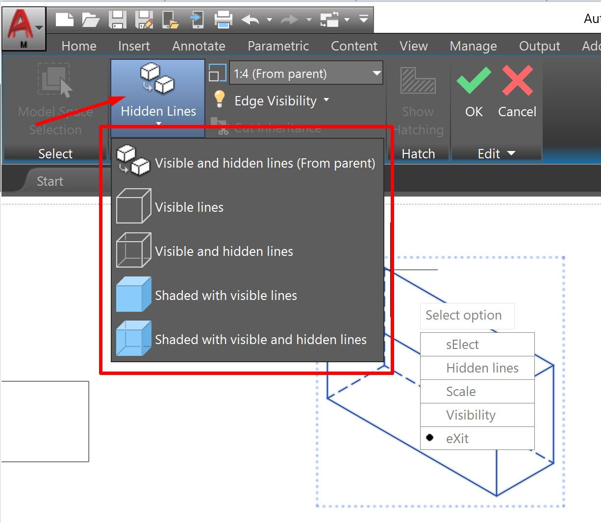 Shaded visual style enabled in Layout mode - Autodesk Community