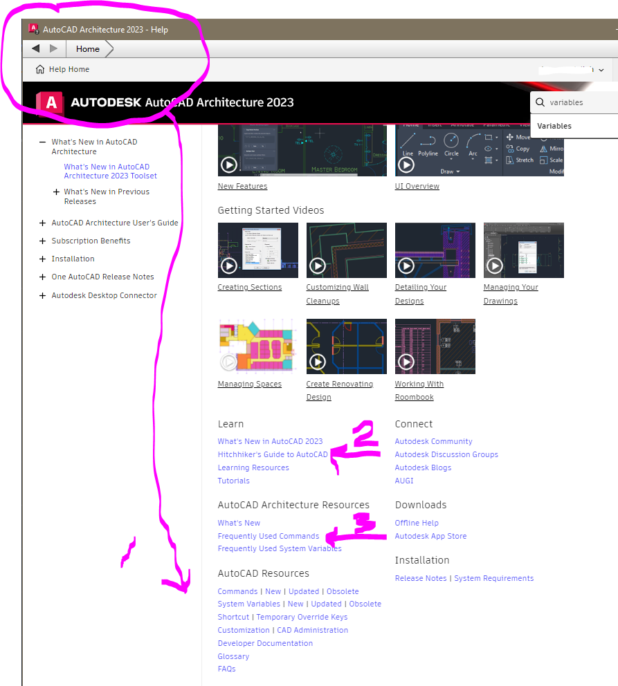 Solved: AutoCAD Architecture - Where do I find a list of all system variables? - Autodesk Community