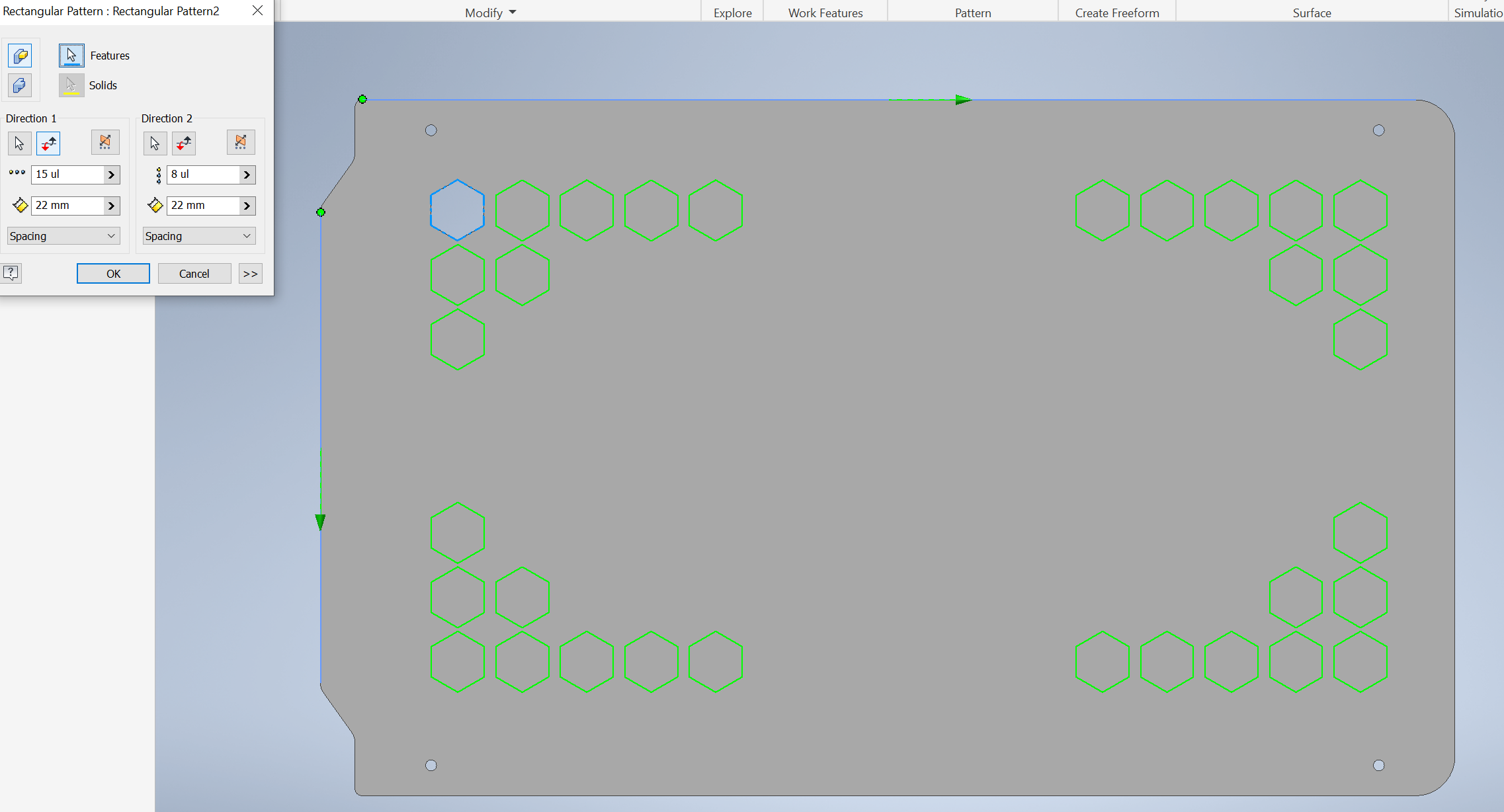 Solved: Pattern Tool - Every Other Row Option? - Autodesk Community