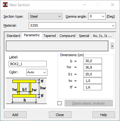 [BUG] AISC design neglects bending check with parametric welded box ...