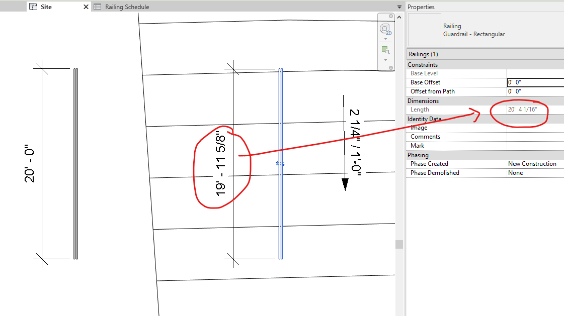 Solved: Measure the length of a railing hosted on topography - Autodesk ...