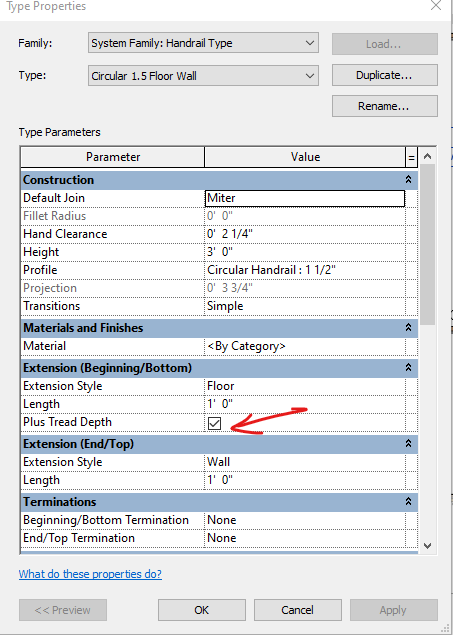 Solved: Adjust feef of a handrail to an step width. - Autodesk Community