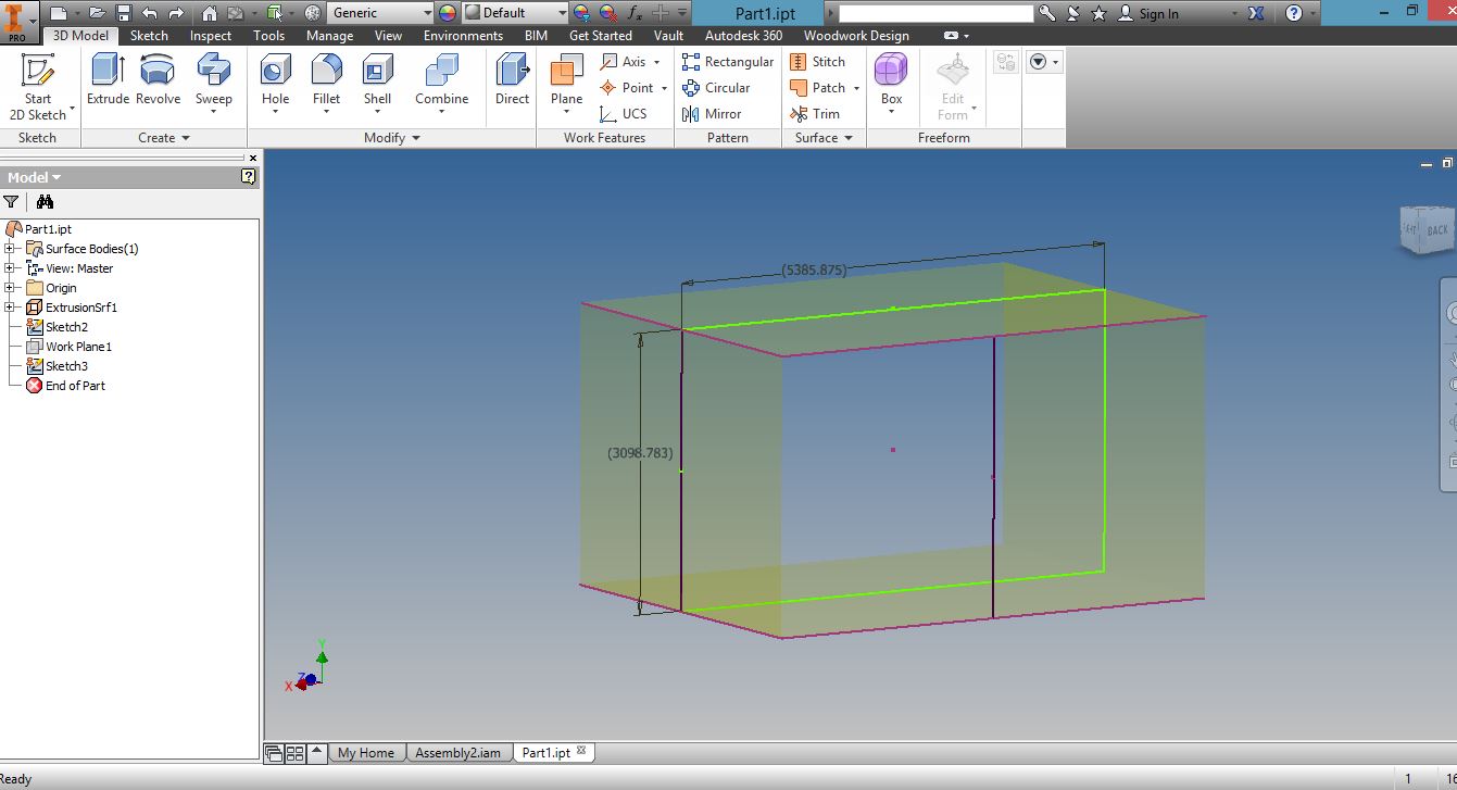 Solved: Frame does not change when sketch is changed - Autodesk Community