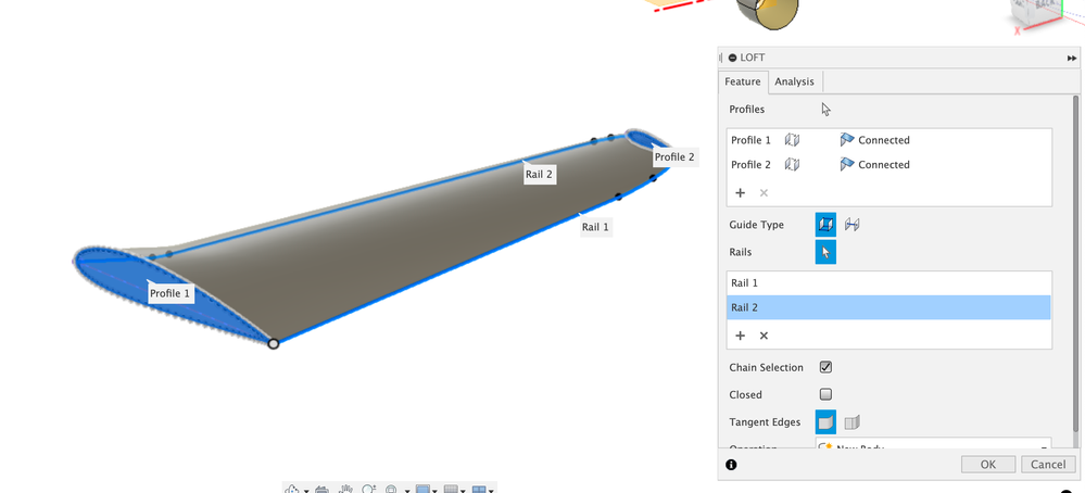 Solved: Loft Error - Rail Misses Profile - Autodesk Community