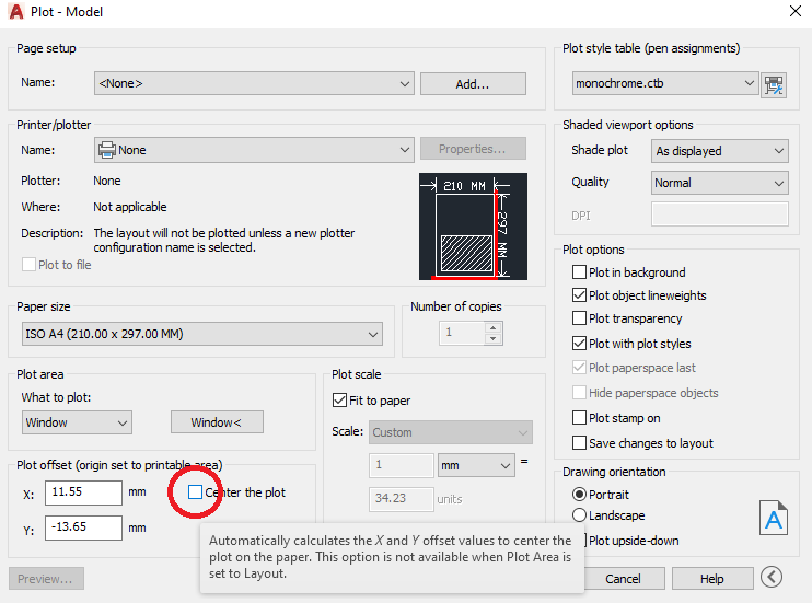 Solved: Publish to PDF not centered - Autodesk Community