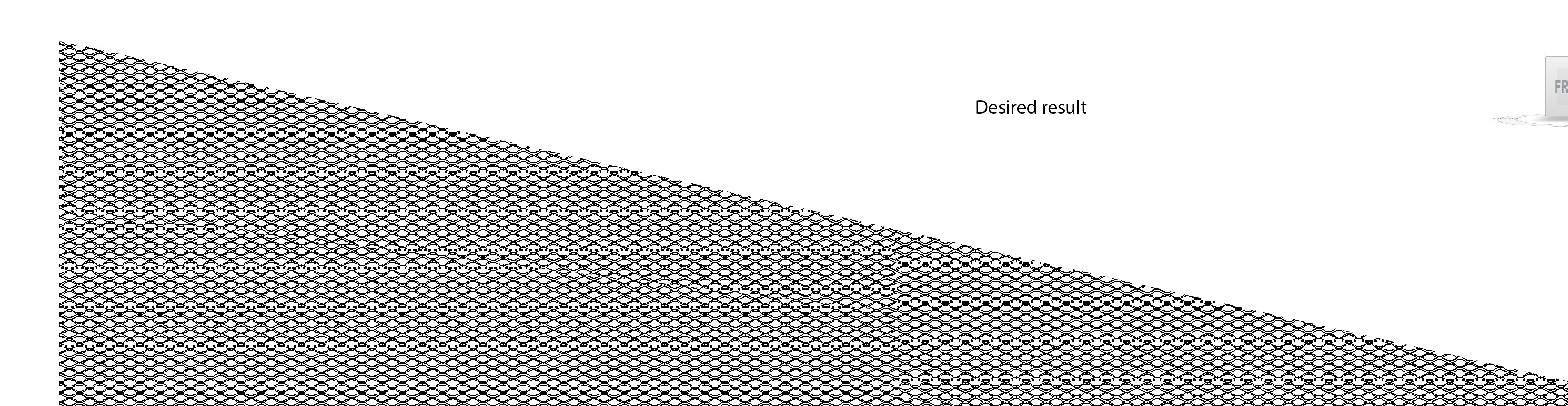 Expanded Metal Mesh Diagonal Panel - Autodesk Community