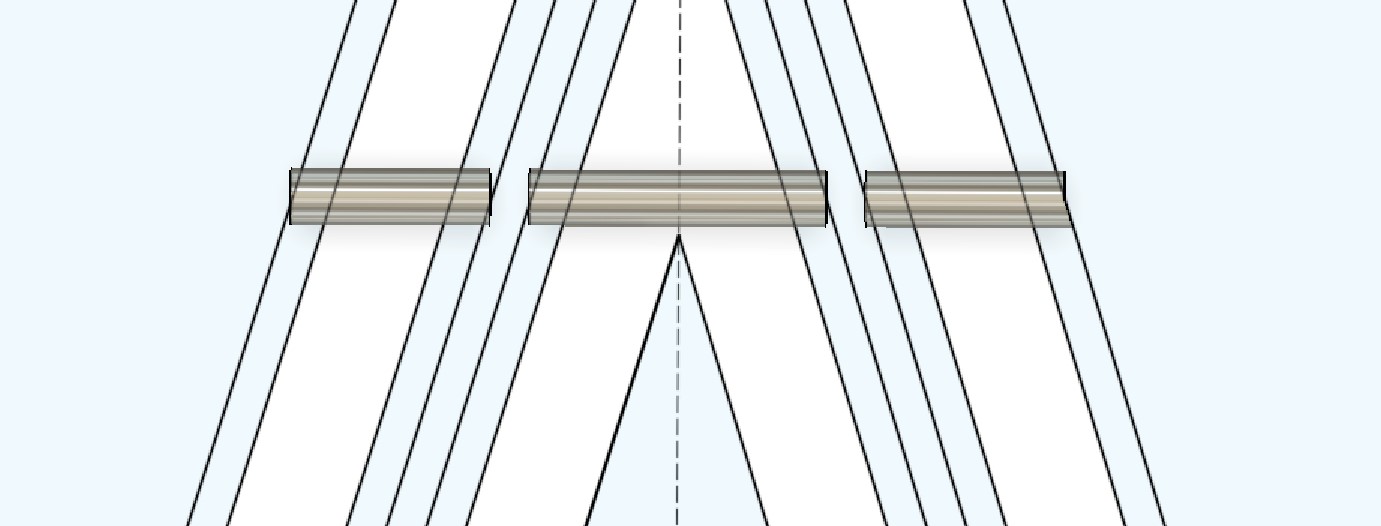 Solved: How to design 5/8" diameter connector rods into angled ...