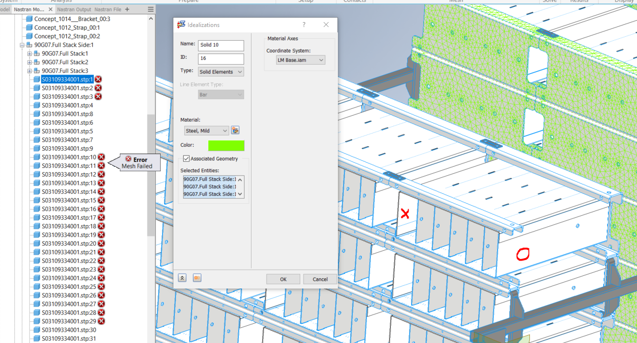 Solved: Unable to select parts in solid idealization - Autodesk Community