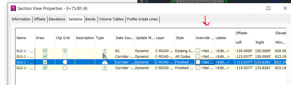 Solved: How do you turn off a subassembly in one section view of many in civil 3d - Autodesk ...