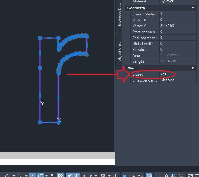 Solved: Close gap between lines after convert spline to polyline. - Autodesk Community