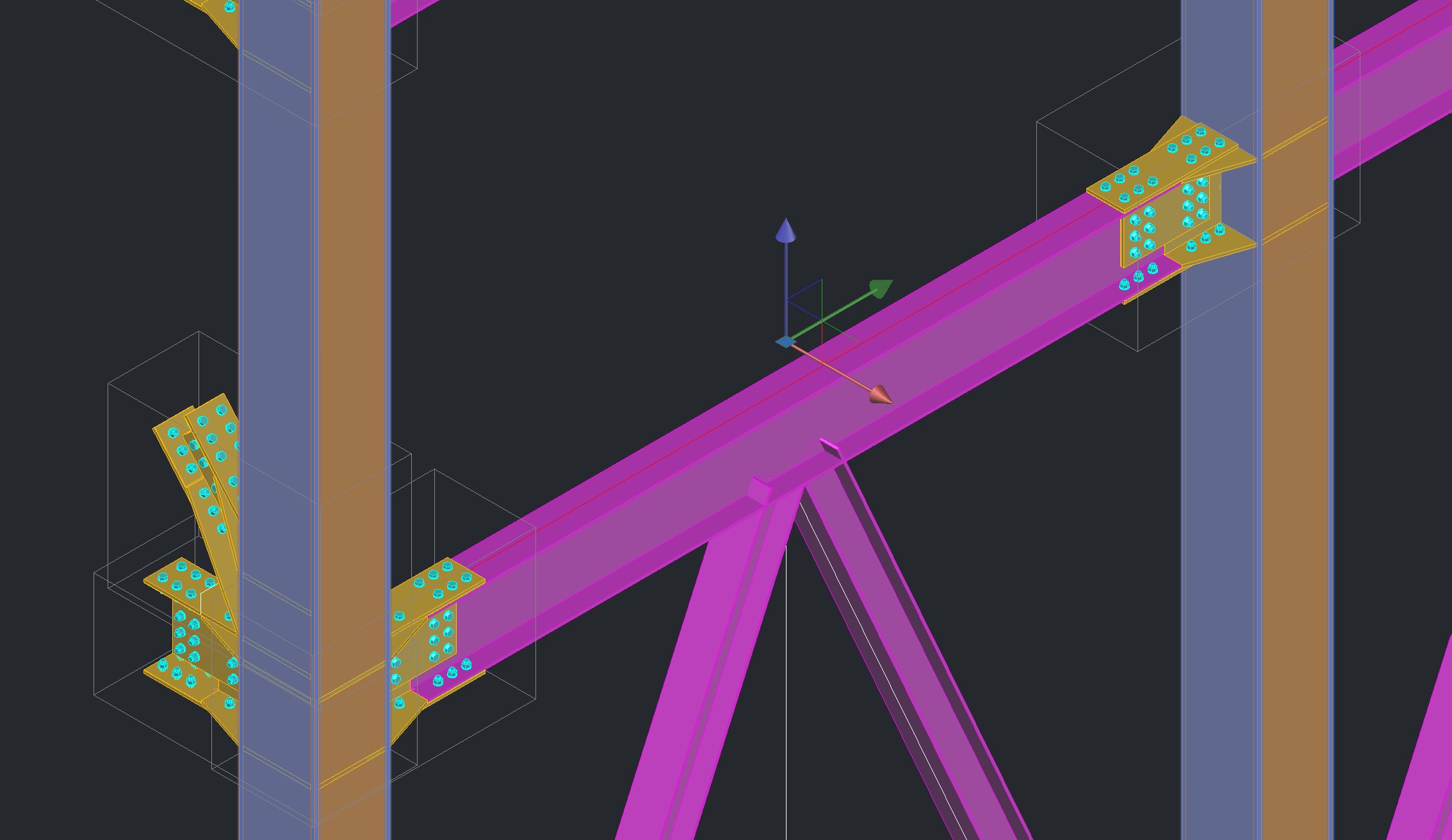 Can anyone help me troubleshoot column-beam (web side) connection ...