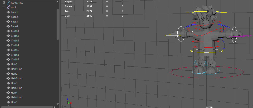 Export Resizing for Skinned Meshes with Animations in Maya 2023 ...