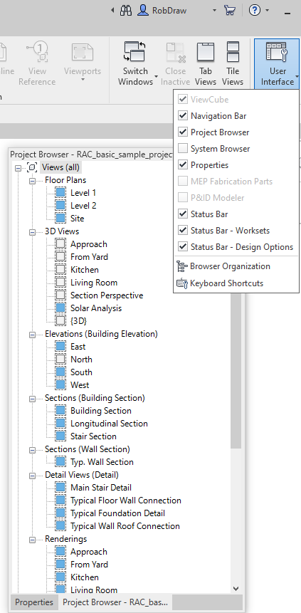Solved: Opening properties pallet causes project browser to disappear - Autodesk Community