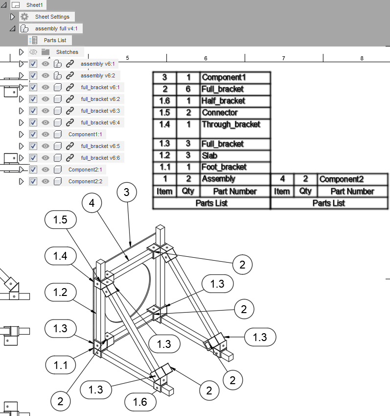Solved: BOM wrong number of parts sub assembly - Autodesk Community