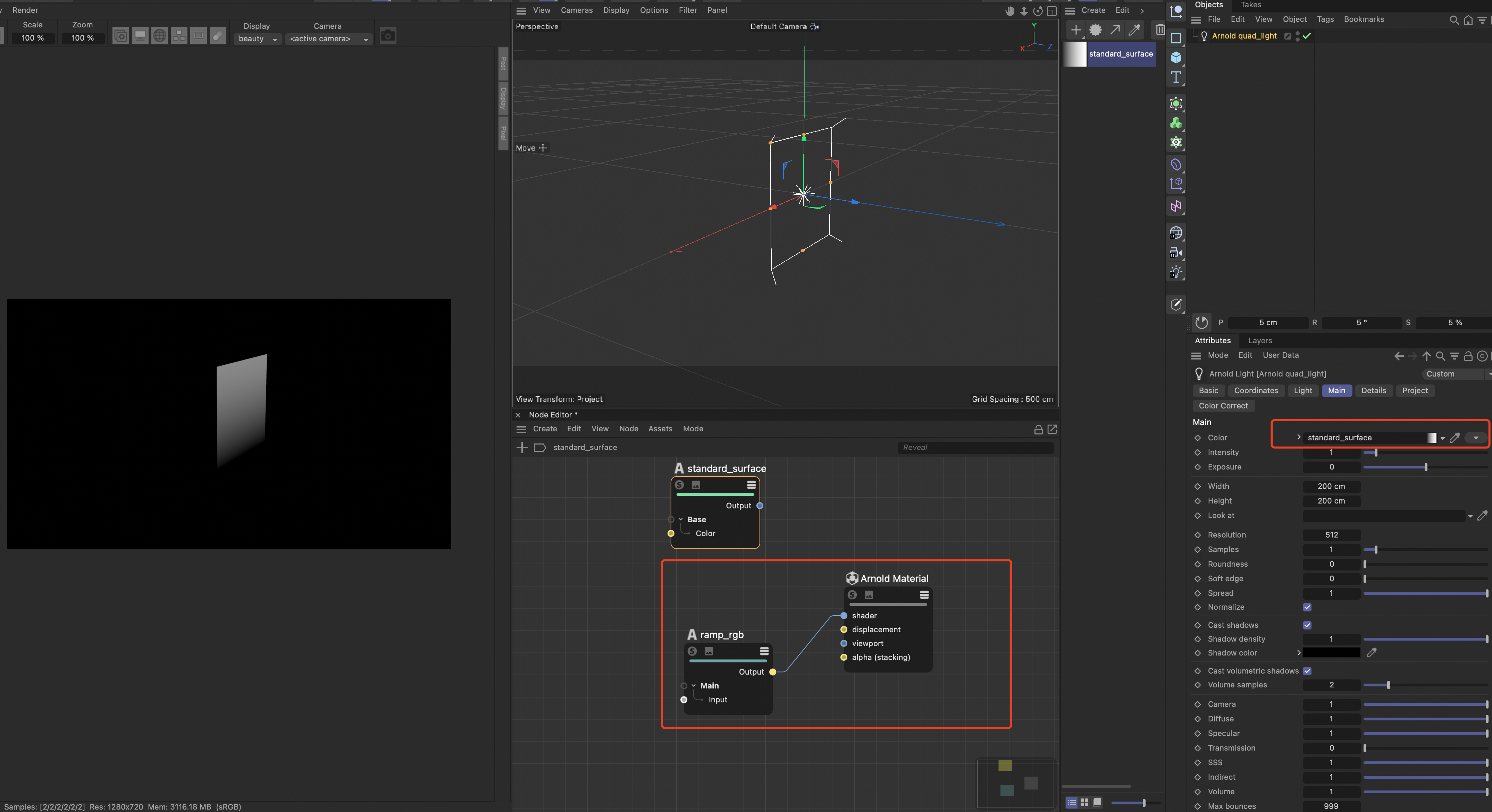 Feature suggestion--add one option to use C4D native gradient as quad_light color directly ...