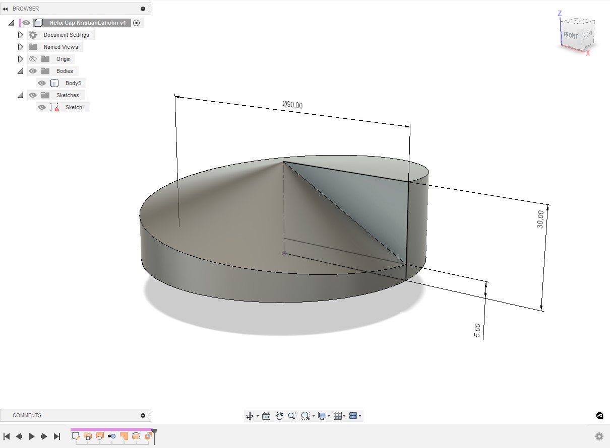 Solved: How to model a closed helix cap? - Autodesk Community