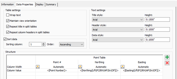 Solved: Civil 3D - Point Table Spacing - Autodesk Community