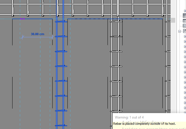 warning : Rebar is placed completely outide of it' host - Autodesk Community