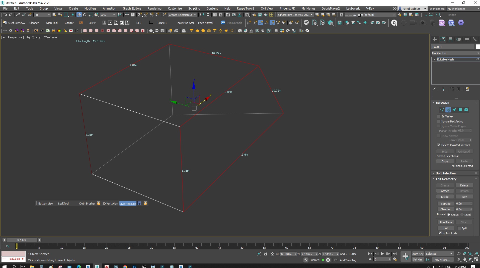 Solved: Measure size of an edge or polygon? - Autodesk Community