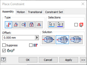 Constraint flip button - Autodesk Community