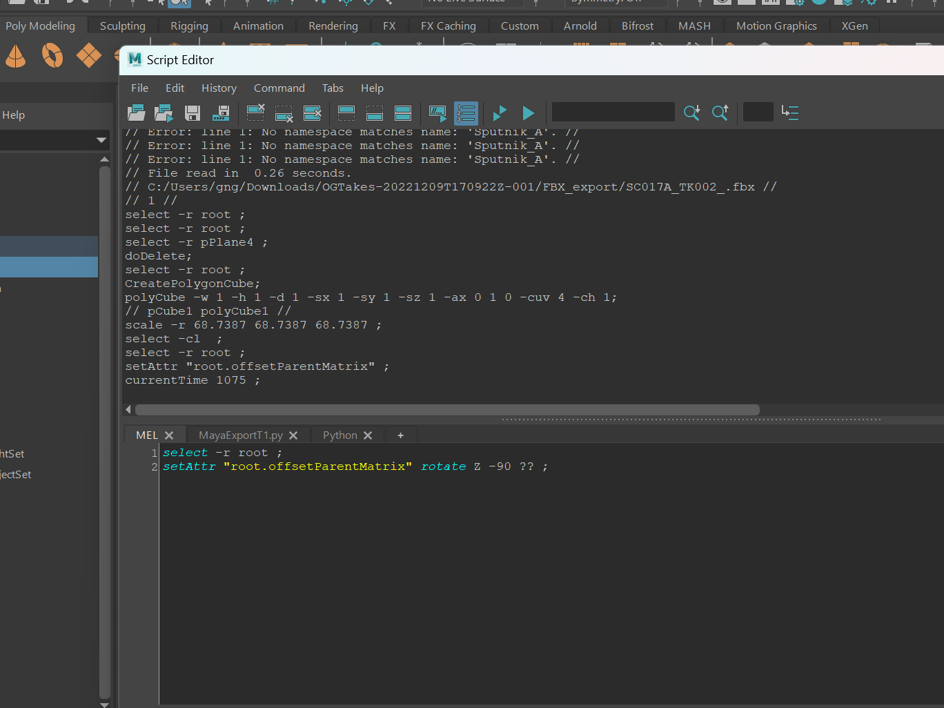 Solved: Scripting with the offset parent matrix - Autodesk Community
