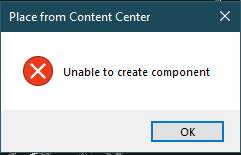 Solved: Content center custom iPart fails to import - Autodesk Community