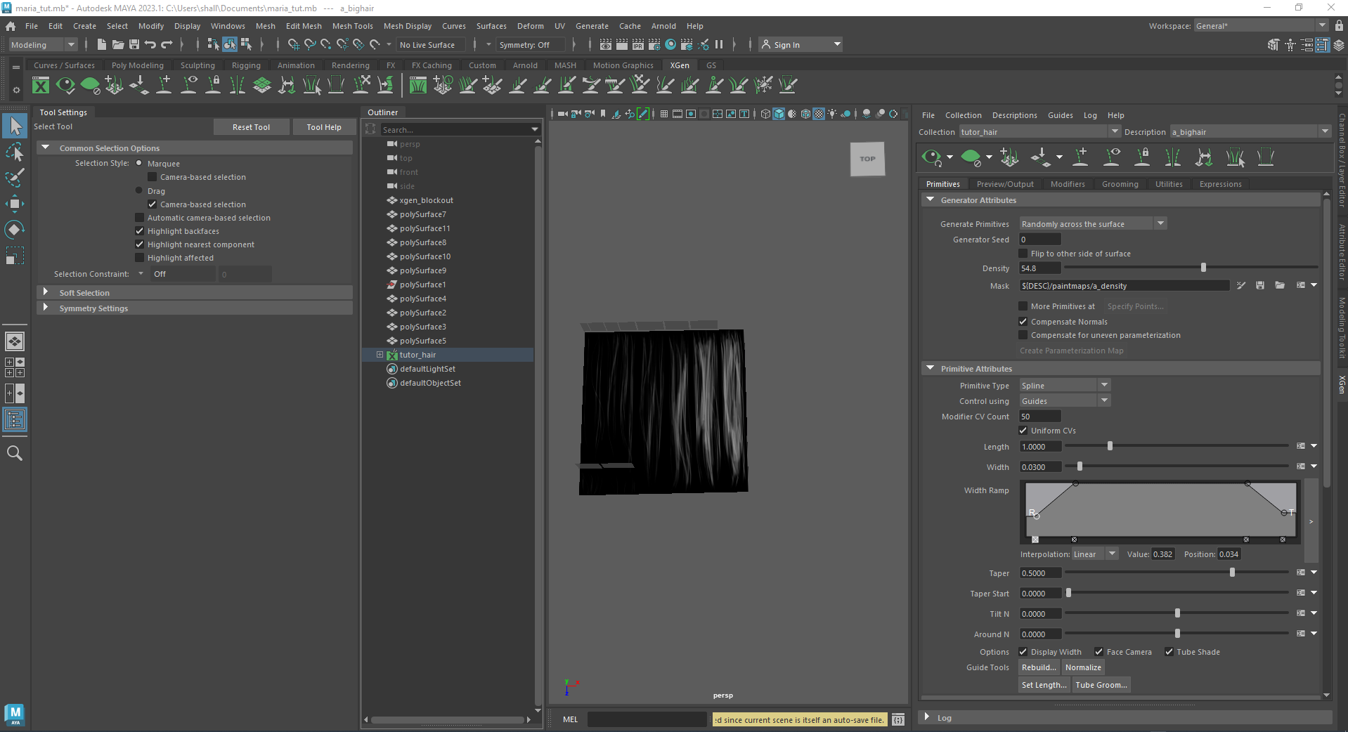 Xgen no preview visible,description bound to any geometry in the scene - Autodesk Community