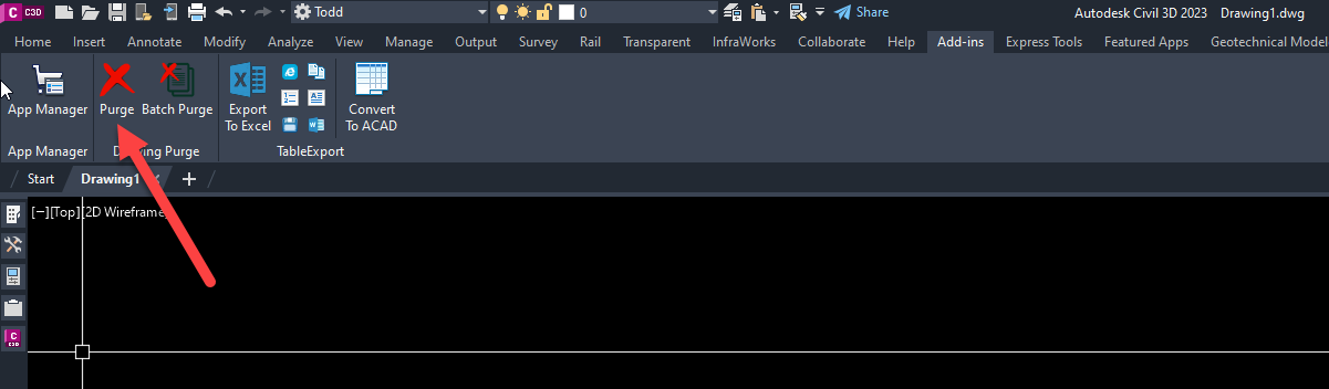 Solved: DWG-Purge in Civil 3D 2023 - Autodesk Community