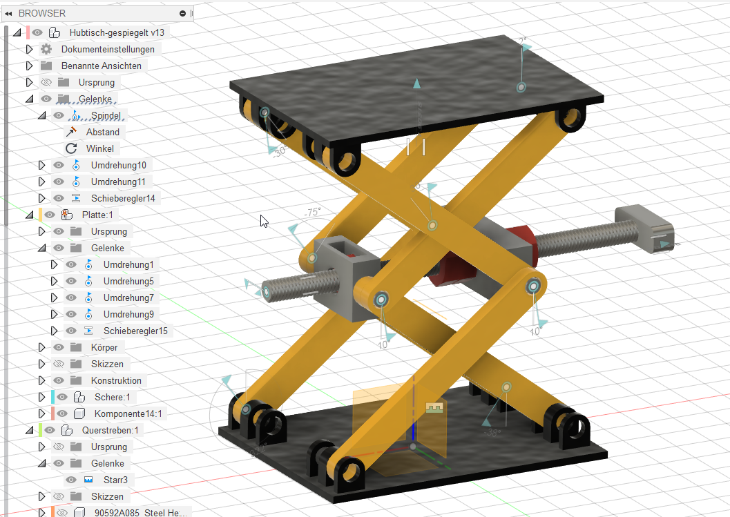 Gelöst: Scherenhubtisch animieren - Autodesk Community