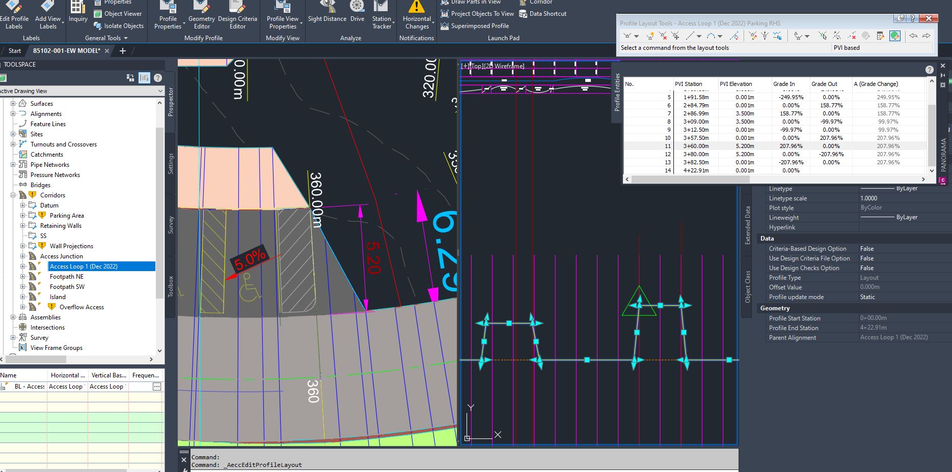 Corridor Workflow: Using profiles to control widths and more - Autodesk ...